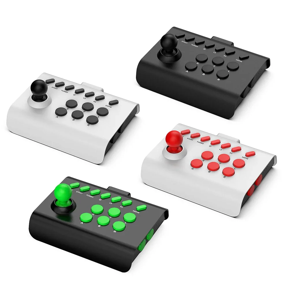 Potable-Gamepad-3-Connection-Modes-Arcade-Stick-Controller-Sensitive ...