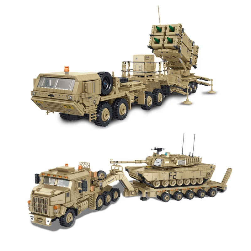 MOC-Military-Building-blocks-US-M1070-Heavy-Tank-Transport-Vehicle ...