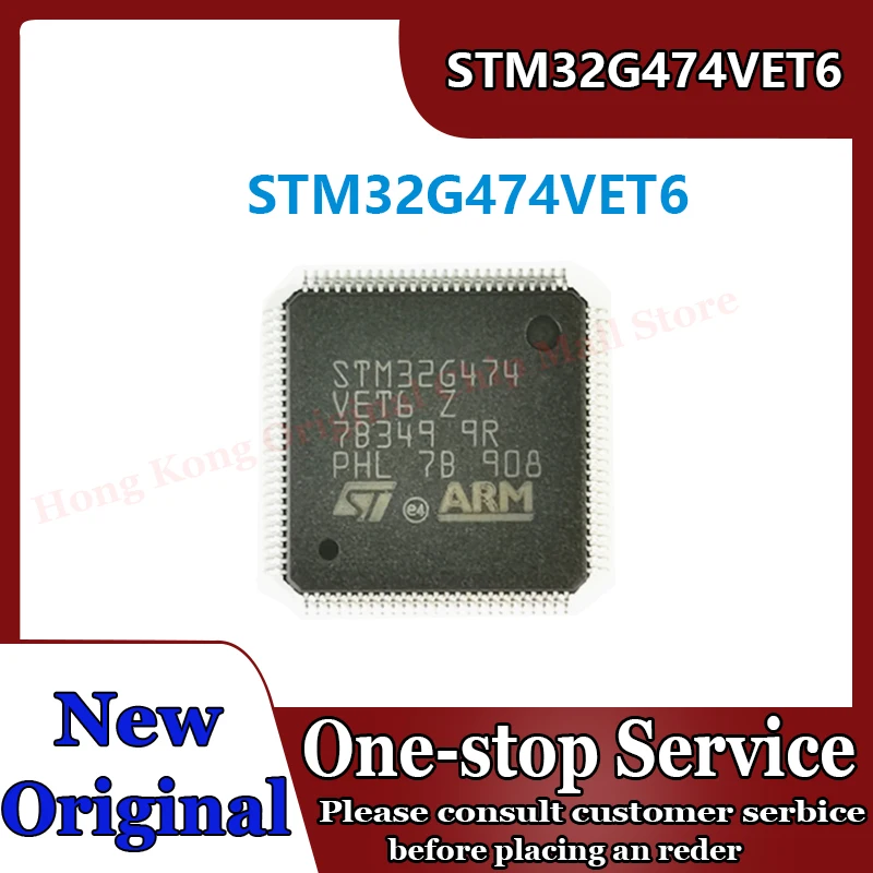 1 개/몫 정품 STM32G474VET6 STM32G474 VET6 STM32G4 시리즈 STM32G STM ST IC MCU LQFP 100 재고 있음 ...