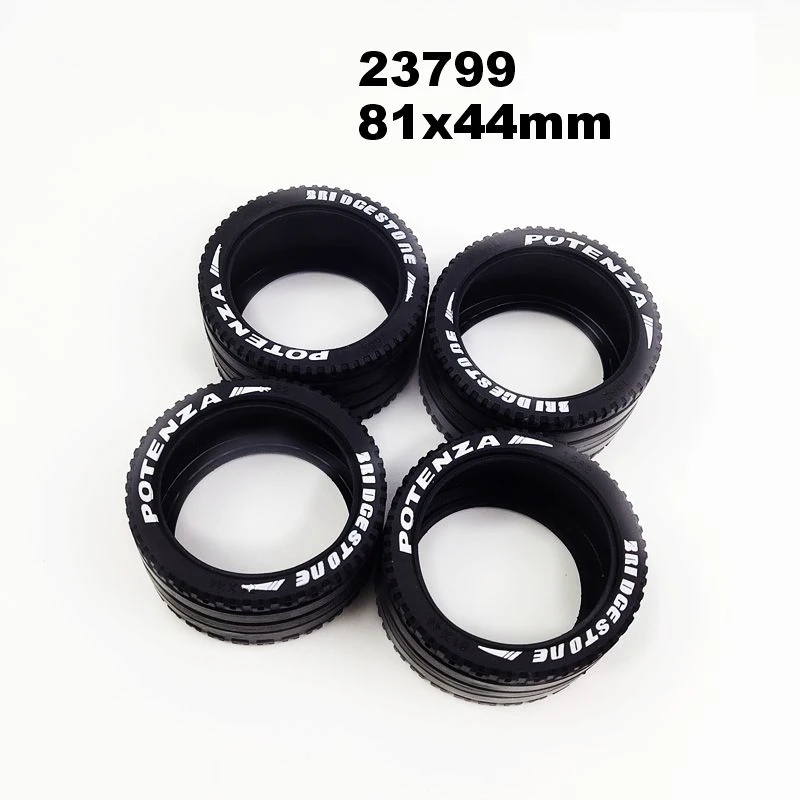 4-Tyre-23799-MichelinN-Pzero0-4410-Compatible-With-Lego-CADA-MOC-42083 ...