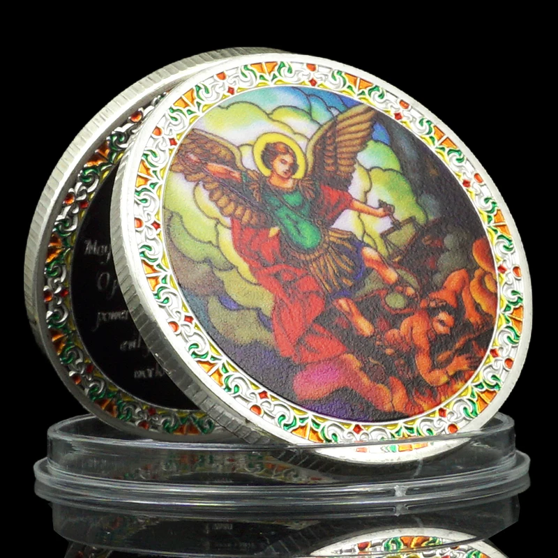 Saint-Michael-the-Archange-Sovenior-Coin-Catholic-Patron-Challenge-Coin ...