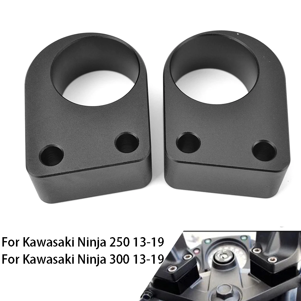 Motorcycle-Handlebar-Riser-Mount-Clamp-Handle-Bar-Risers-For-Kawasaki ...