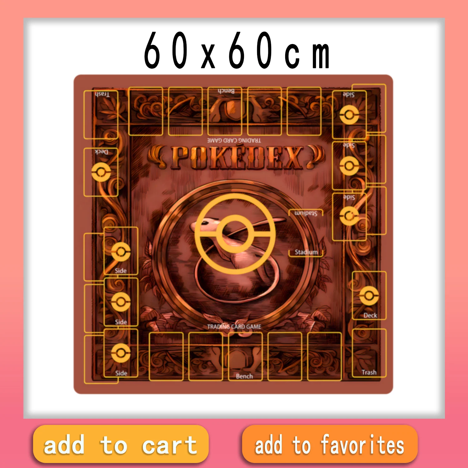 New TCG PTCG Battle Playmat Game Collection Cards Mat Scarlet Violet ...