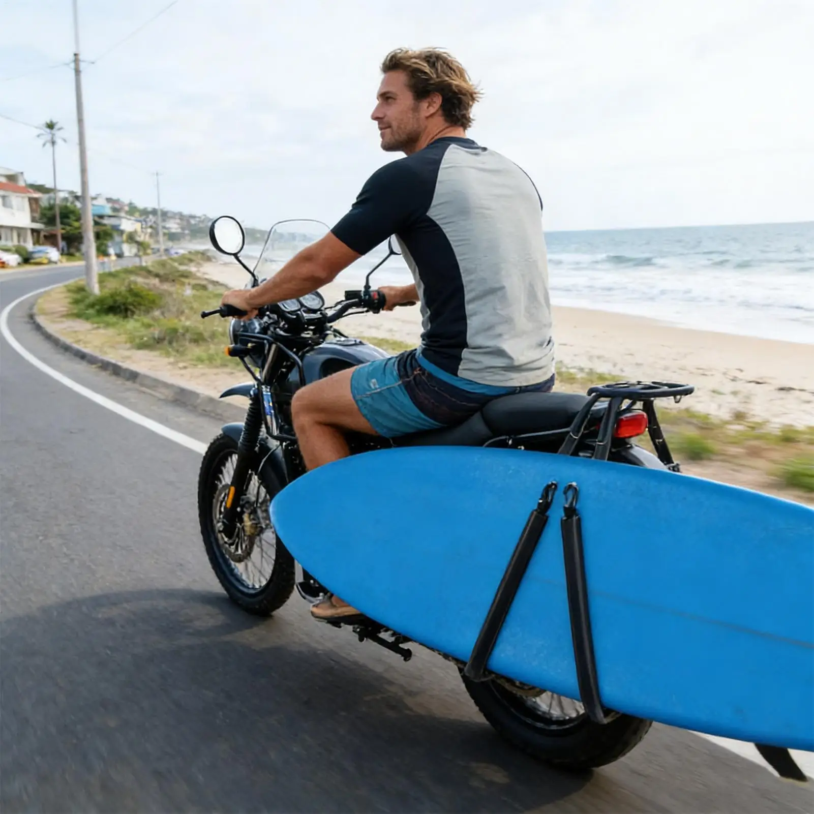 Bike Surfboard Rack Adjustable Portable Mount Bicycle Surfboard Mount ...