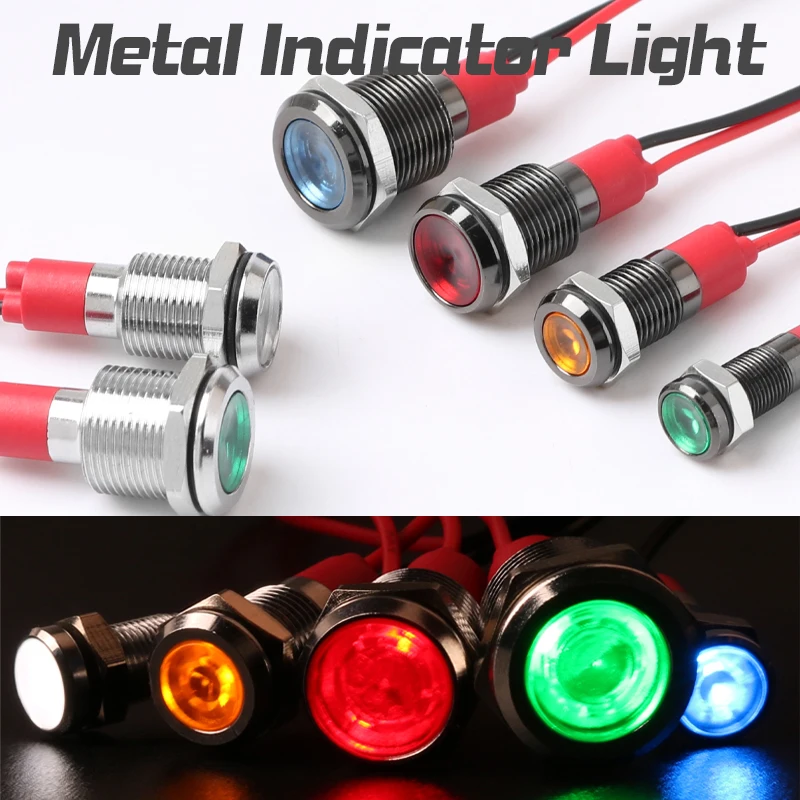 6-8-10-12mm-Metal-LED-Warning-Indicator-Light-IP65-Waterproof-Signal ...