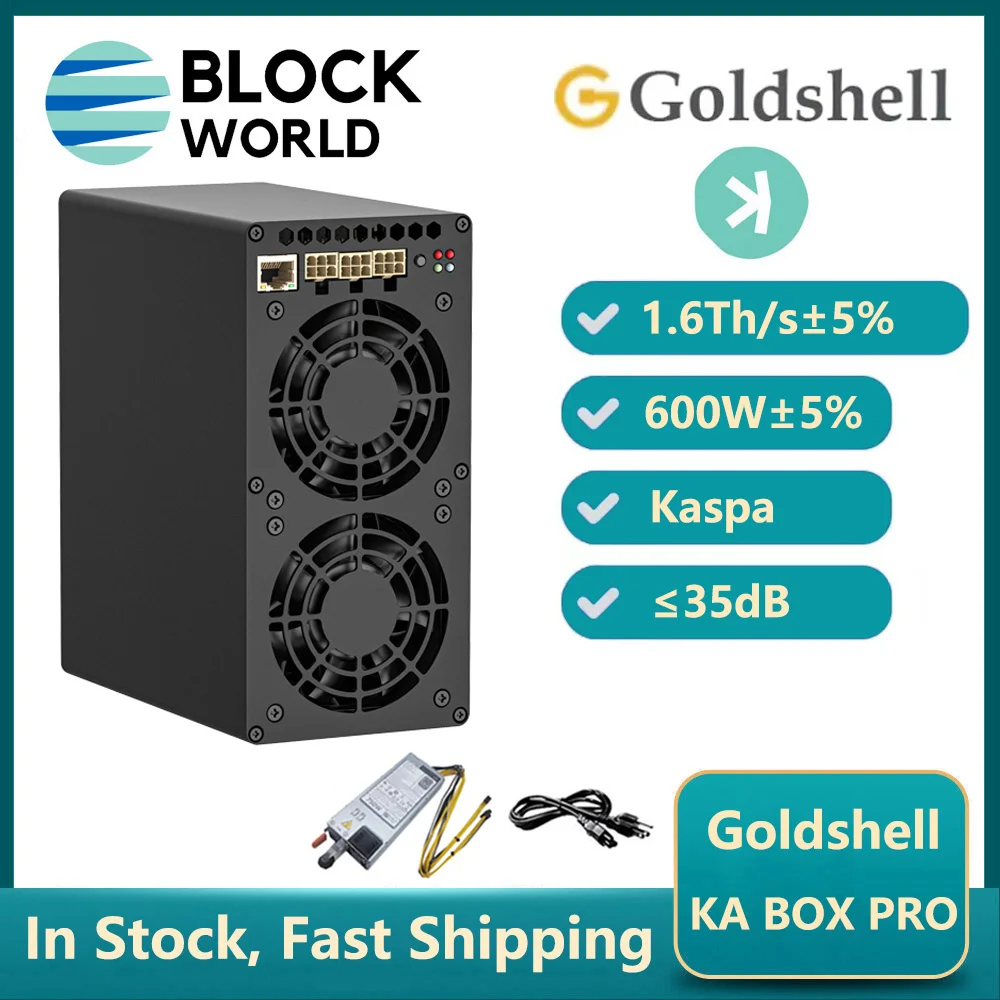 New-Goldshell-KA-BOX-Pro-1-6Th-s-Kaspa-Miner-600W-KAS-Crypto-Miner-With ...