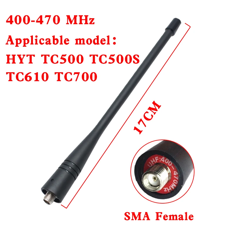 Two-Way-Radio-UHF-400-470-MHZ-Walkie-Talkie-Antenna-Replacement-for-HYT ...