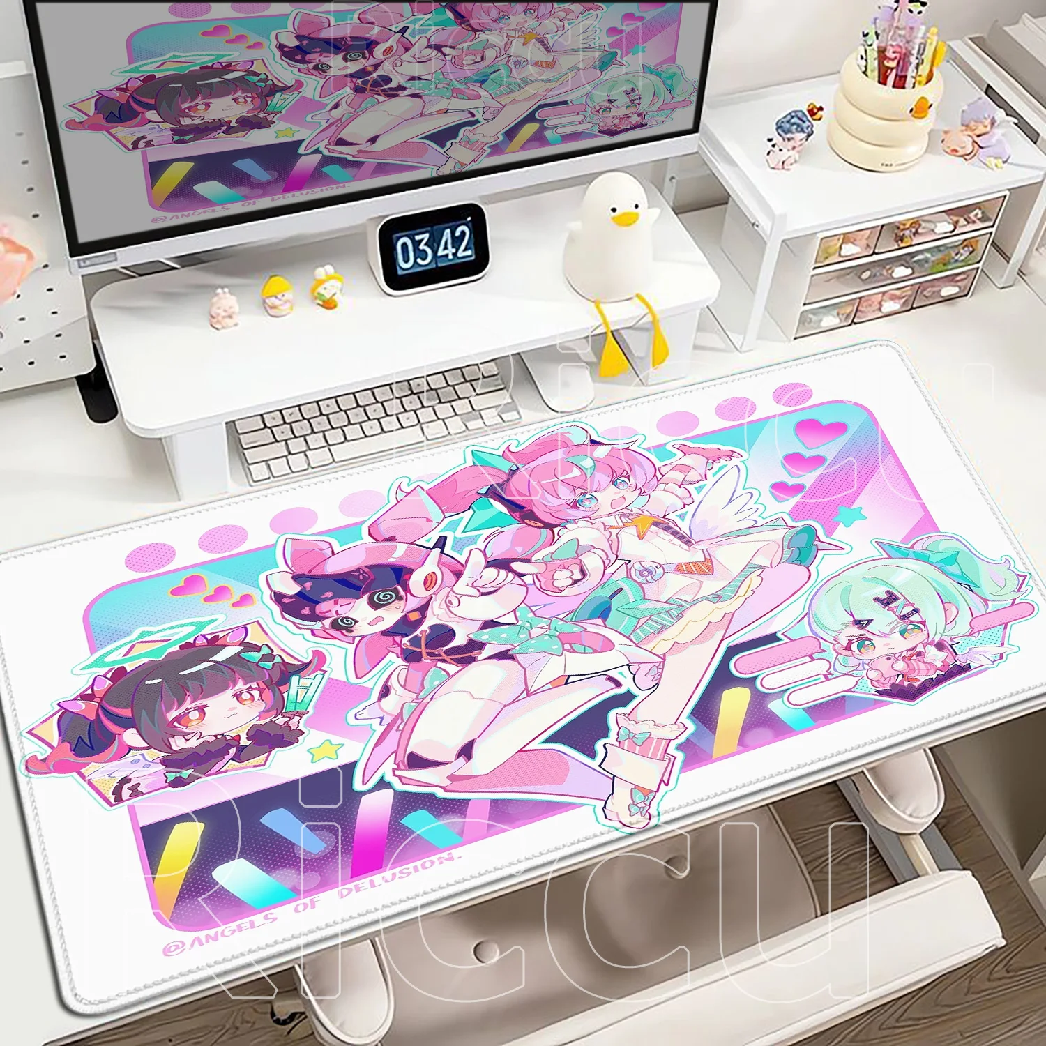 New Pretty Cute Zenless Zone Zero Mouse Mat Anime Girl Zzz Aria ...