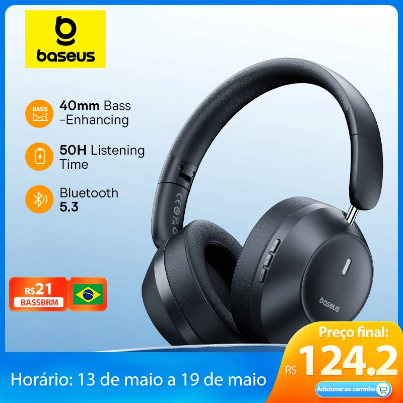 Baseus-Bass-30-Max-fones-de-ouvido-sem-fio-Bluetooth-5-3-40mm-diafragma ...
