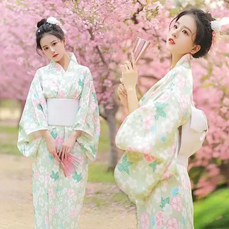 Kimono Women Japanese Traditional Yukata Haori Kimonos Cosplay Blouse ...
