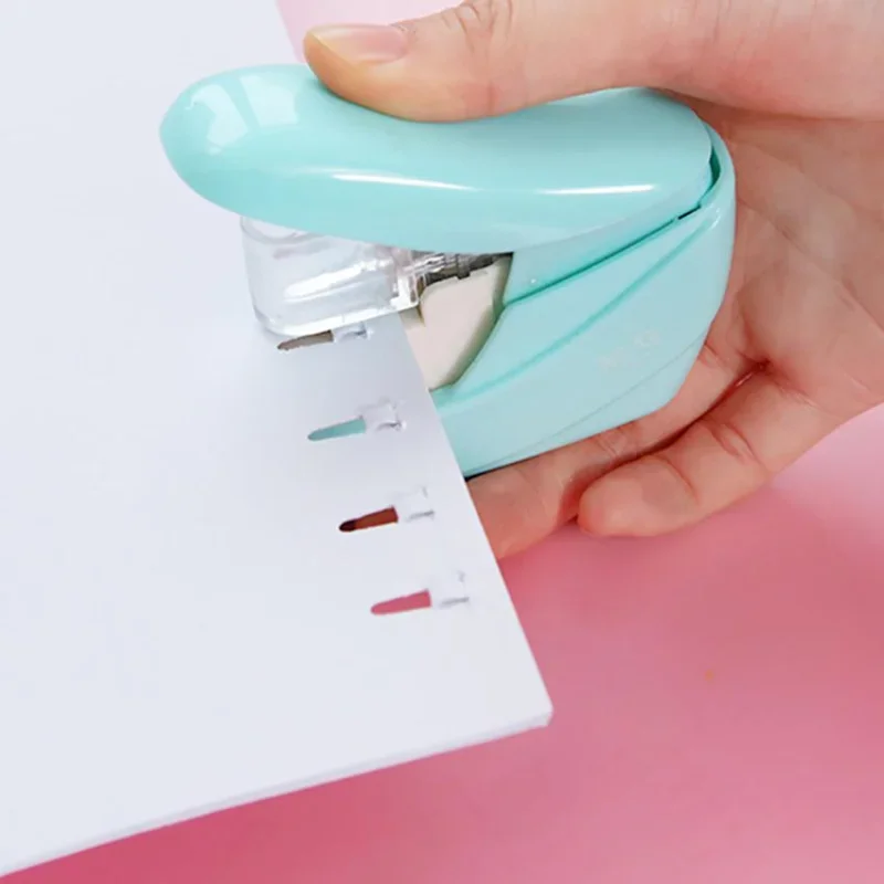 Students-Stationery-Nail-Free-Stapler-Stapleless-Safe-Staplers-5-Sheets ...