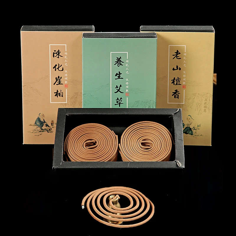 4-Hours-Coils-Incense-Sandalwood-Arborvitae-40-Single-Ring-Living-Room ...