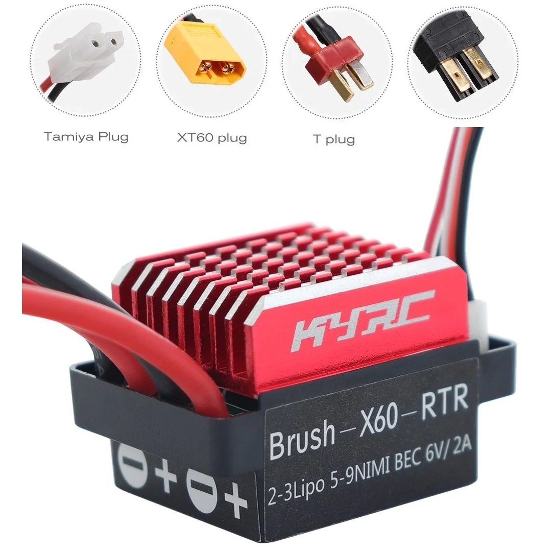 60A-Waterproof-Brushed-ESC-Speed-Controller-Forward-Reverse-Brake-for-1 ...