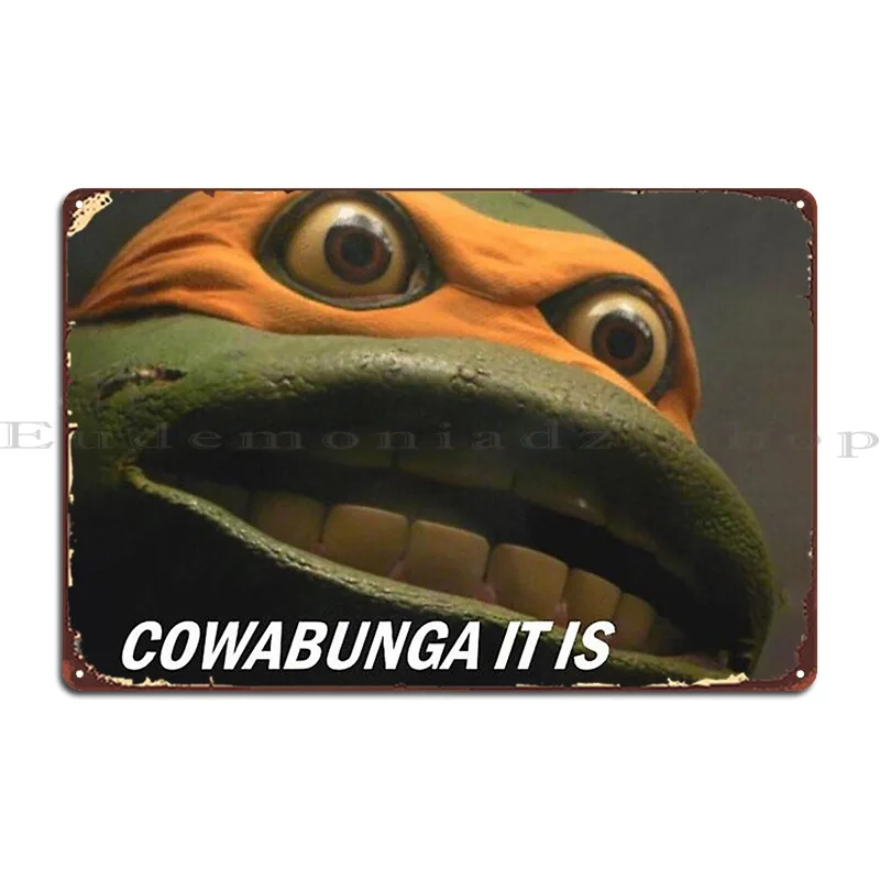 Cowabunga-It-Is-Metal-Sign-Poster-Create-Iron-Party-Painting-Plaques ...