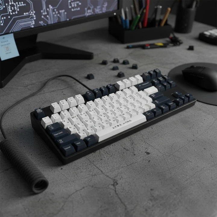 Deck Cbl-87Xn Deck Francium Turtle Ship Mechanical Keyboard - AliExpress 7