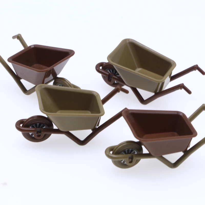 Dollhouse-Miniature-Simulation-Plastic-Cart-Wheelbarrow-Fairy-Garden ...