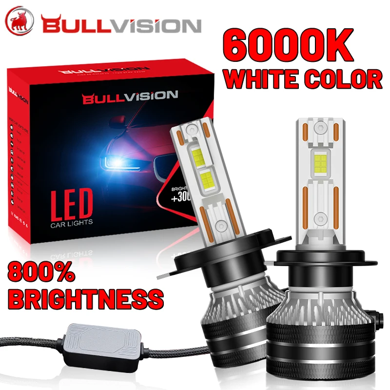 Bullvision-Canbus-farol-LED-l-mpada-do-carro-l-mpada-de-nevoeiro-H4-H7 ...