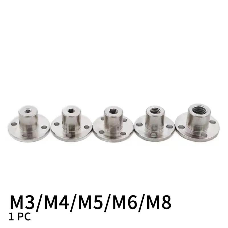 1PC-Flange-Coupling-Nut-M3-M4-M5-M6-M8-inner-diameter-3mm-4mm-5mm-6mm ...