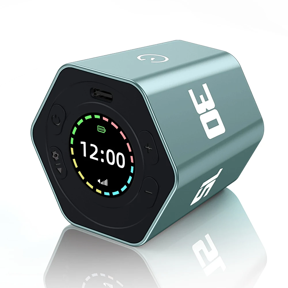 Port-til-Cube-Timer-com-Sensor-de-Gravidade-Rotating-Timer-Count-Up-and ...