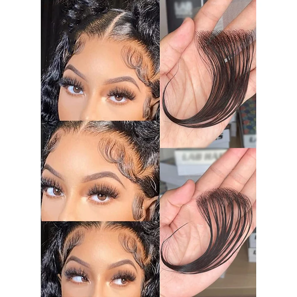 HD-Lace-Edges-Hair-Extensions-Top-Swiss-Lace-Baby-Hair-Stripes-Reusable ...