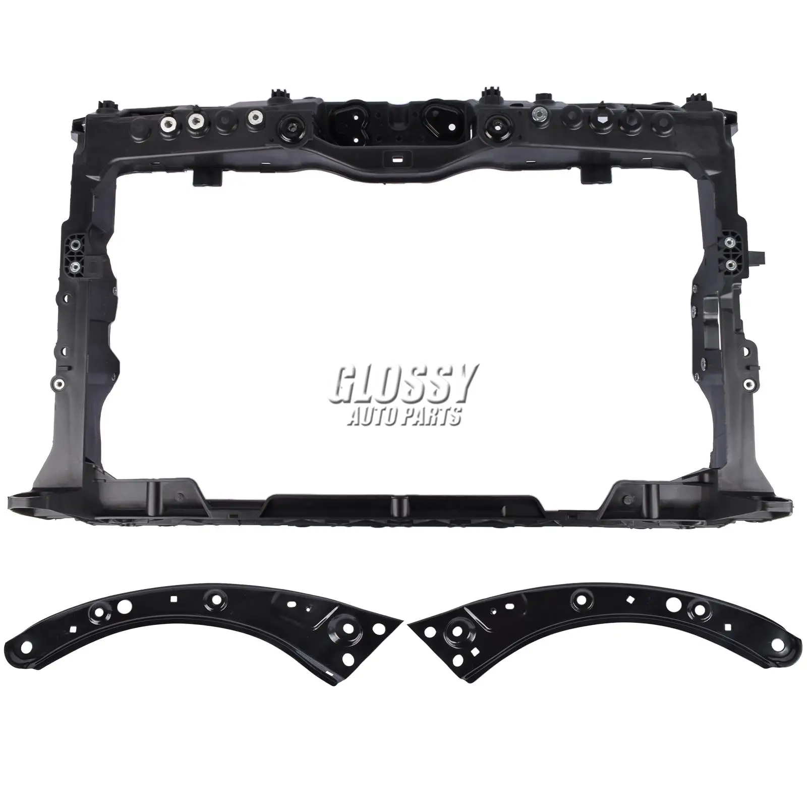 AP03-For-Honda-Civic-2022-2023-Radiator-Core-Support-with-Bracket-Black ...