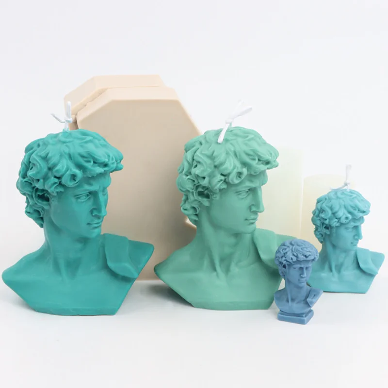 Large-David-Silicone-Candle-Mold-DIY-Portrait-Human-Body-Candle-Making ...