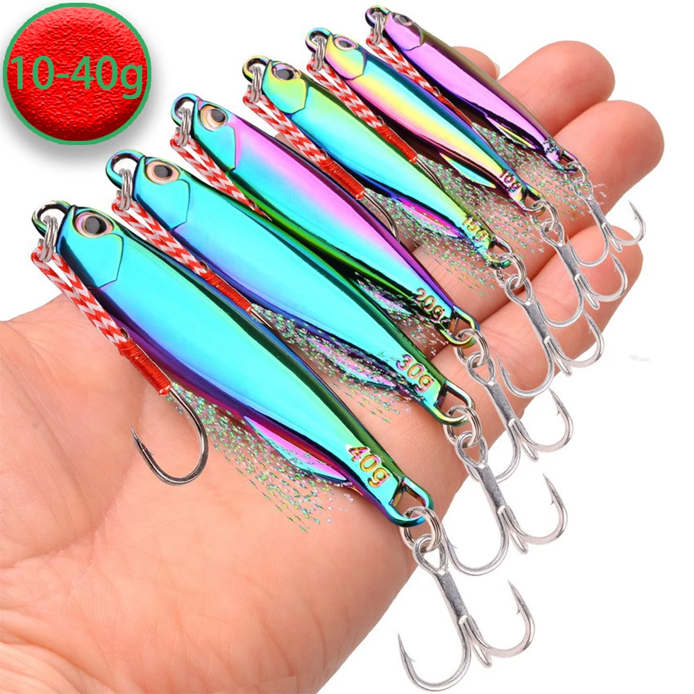 Se-uelo-de-pesca-de-lubina-Artificial-anzuelo-de-Metal-fundido-10g-15g ...