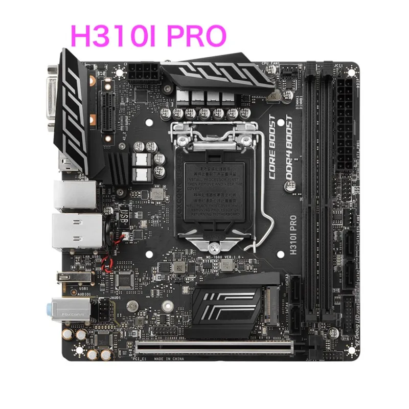 MSI H310I PRO Desktop Motherboard LGA 1151 DDR4 H310 Mini-ITX Mainboard ...