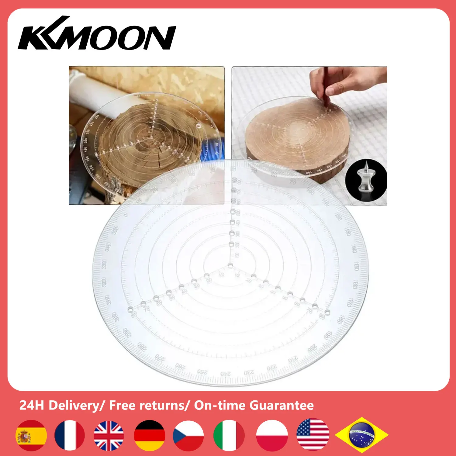 Round-Center-Finder-Compass-Clear-Acrylic-Lathe-Centering-Tool-Circle ...