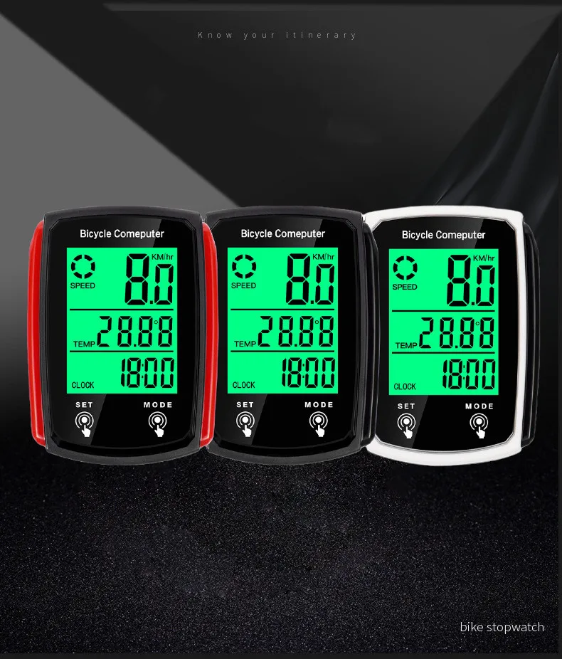 Road-mountain-Bike-Touch-Screen-Speedometer-CNC-Bicycle-Luminous ...