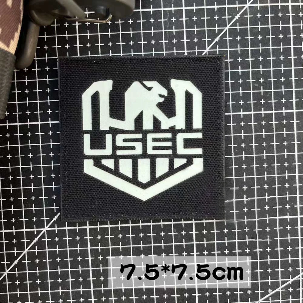 Parche de PVC de Escape From Tarkov IR para mochilas, pegatinas tácticas, parches bordados para ...