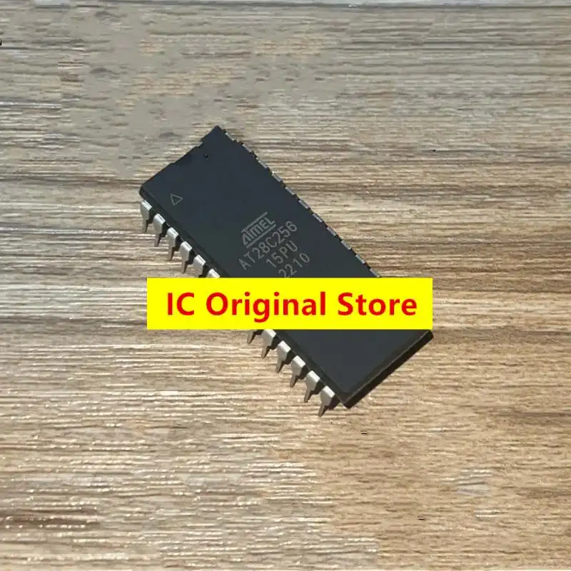 AT28C256-New-And-Original-28C256-15PU-EEPROM-Memory-Chip-DIP28-AT28C256-15PU-Integrated-Circuit ...