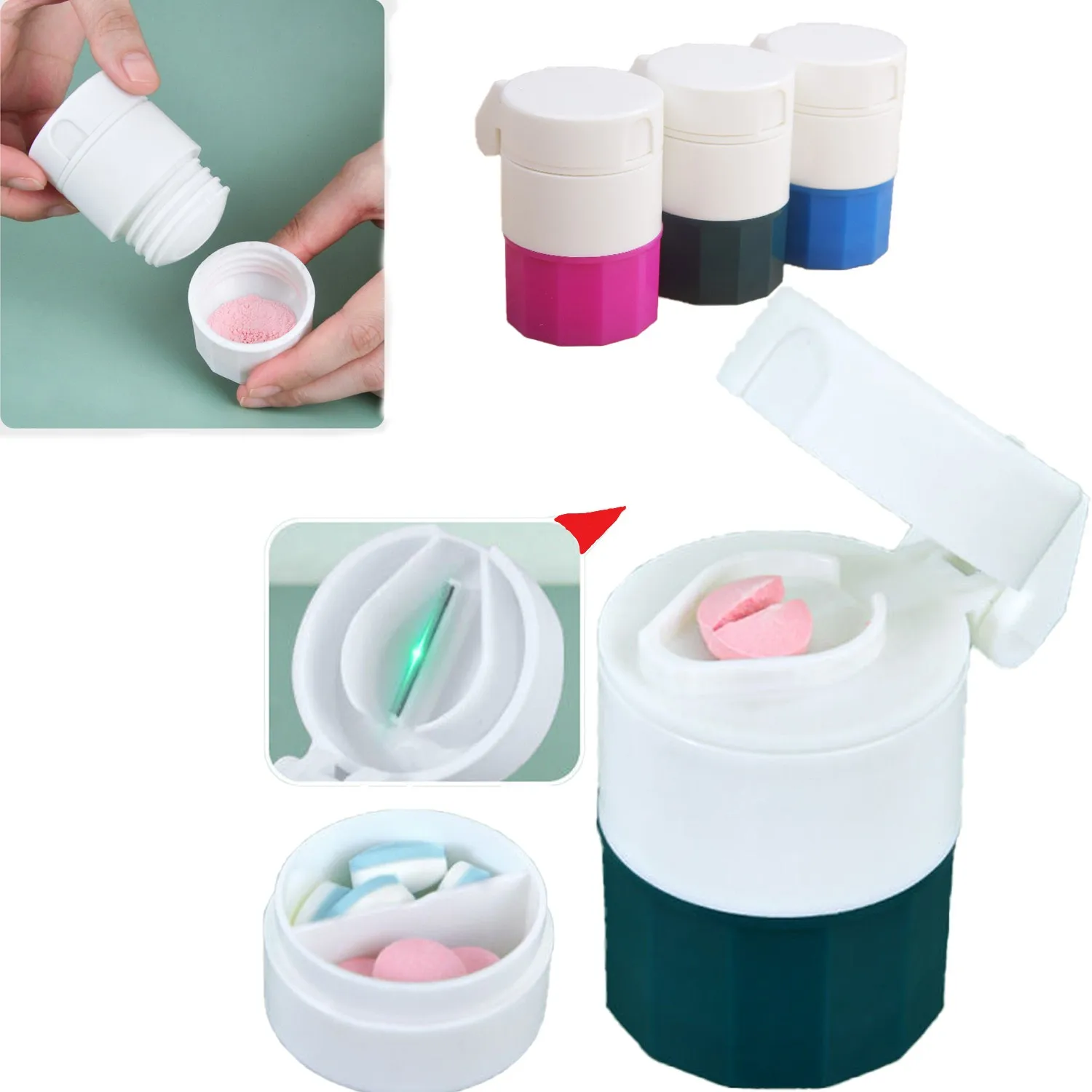 Multifunction-Portable-4-Layer-Powder-Tablet-Grinder-Powder-Pill-Cutter ...