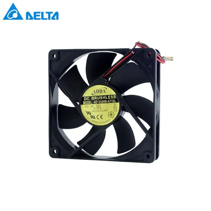 Adda New And Original 12025 12cm 120mm Case Cooling Fan 12v 0.37a ...