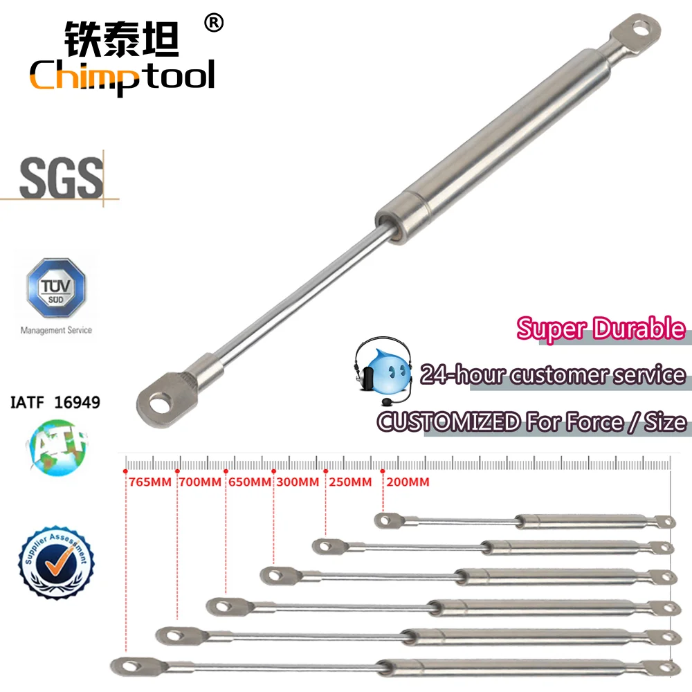 1-Pc-Stainless-Steel-316-Gas-Spring-Universal-Shock-Absorber-Hydraulic ...