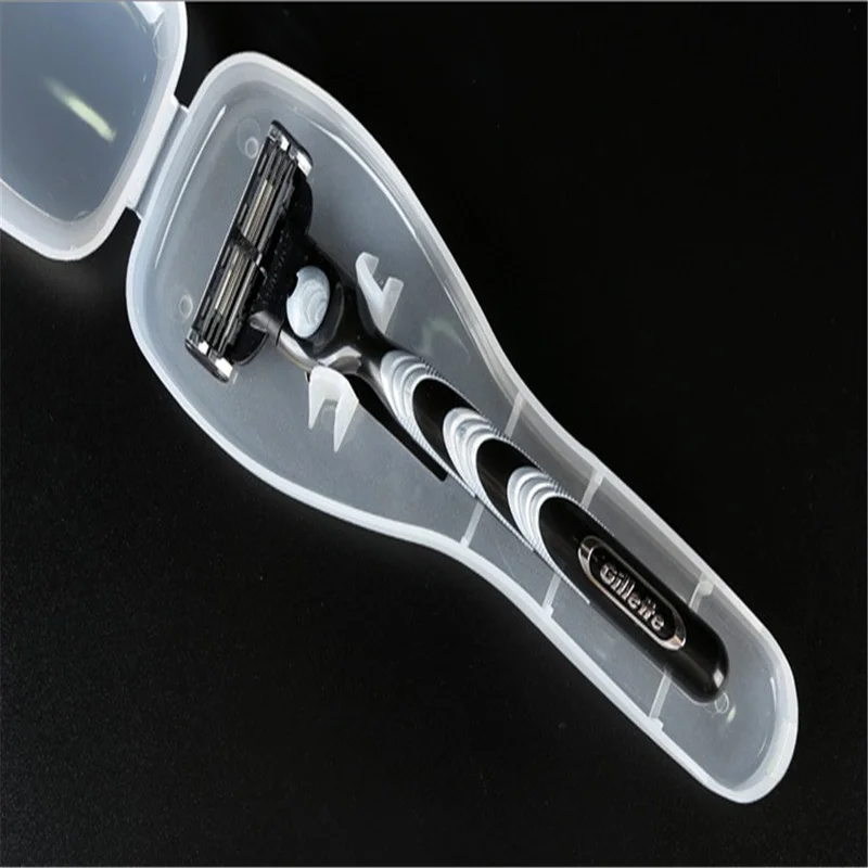 Razor Travel Storage Box Transparent Dustproof Carrying Case Cartridge ...