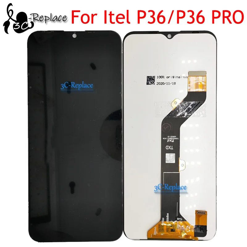 Black-6-6-inch-For-Itel-P36-W6501-For-Itel-P36-PRO-W6501P-LCD-Display ...