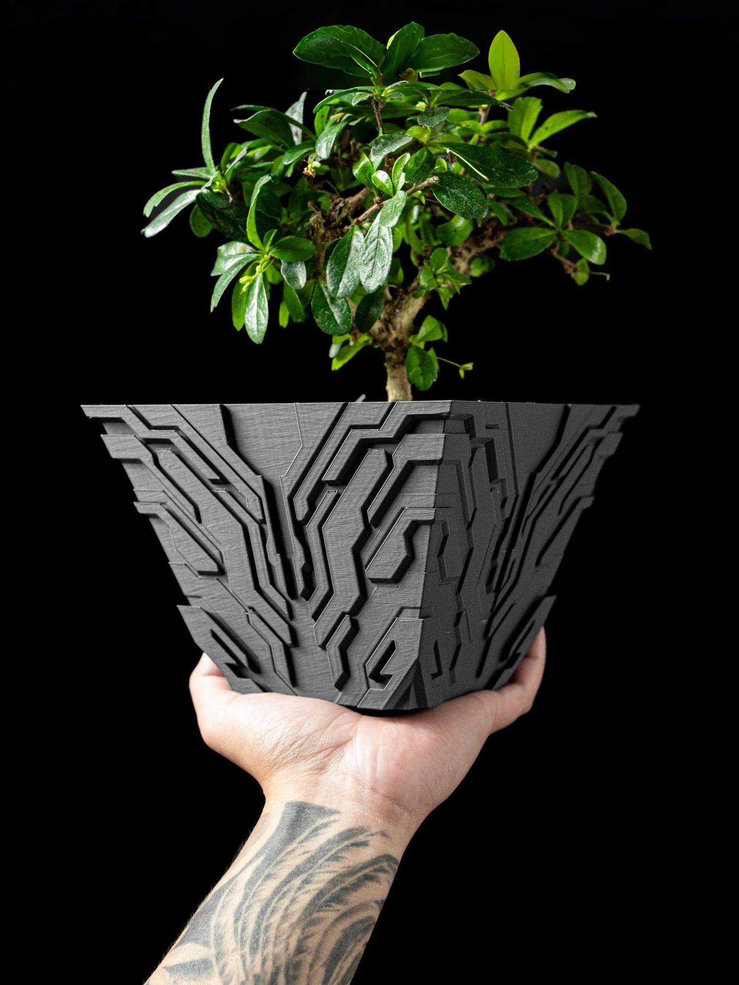 Modern Minimalist 3D Printed Plant Pot – Biodegradable Flower Planter ...