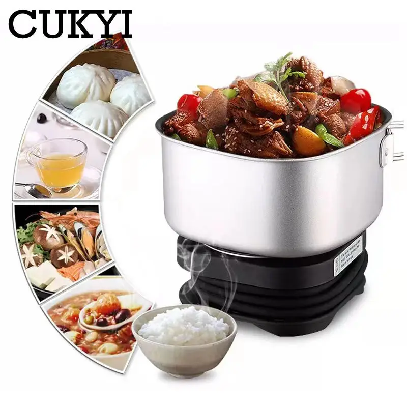 CUKYI 1.3L Portable Travel pot 110V/220V Electric Heating Cup ...