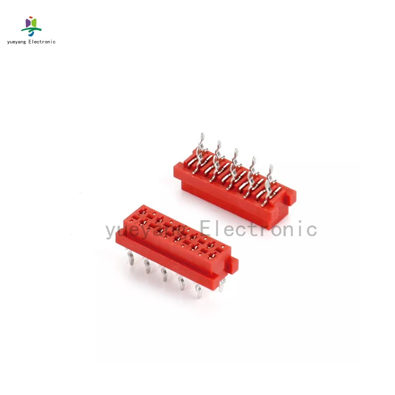 20PCS-Red-IDC-Micro-match-4P-6P-8P-10P-12P-wire-to-board-pcb-connector ...