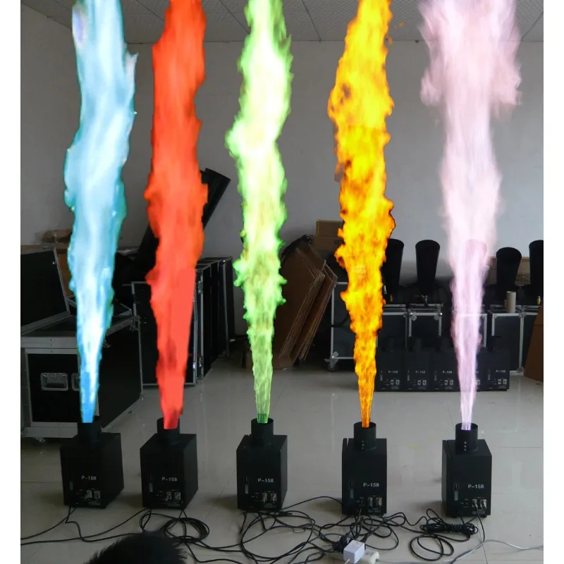 Artificial Fire Party Equipment Lighting 512 Machine Color Spray ...