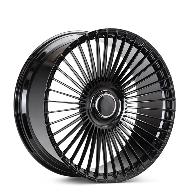 Black-Spoke-Wheel-5x130-5x120-5x112-5x114-3-Rim-Alloy-Forged-20-21-22 ...