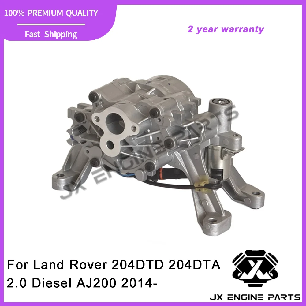 204DT Engine Oil Pump For Jaguar XE XF Land Rover Discovery Range Rover ...