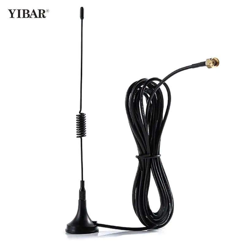 Antena GSM GPRS 900 1800Mhz, cable SMA 3dbi, 1 M, Base magnética de ...