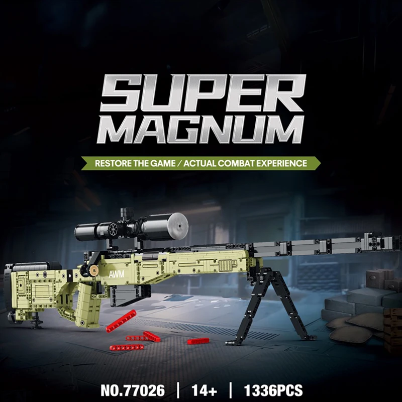 AWM-Sniper-Rifle-Model-Building-Blocks-Super-Magnum-com-Scope-Bricks ...