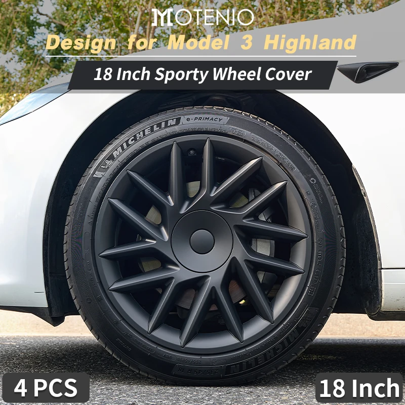 4PCS Sporty HubCap Performance Automobile Replacemen Hub Full Rim Cover ...