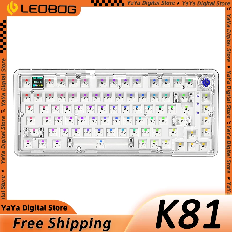 LEOBOG-K81-Bluetooth-Wireless-Mechanical-Keyboard-81-Keys-Hot-swappable ...