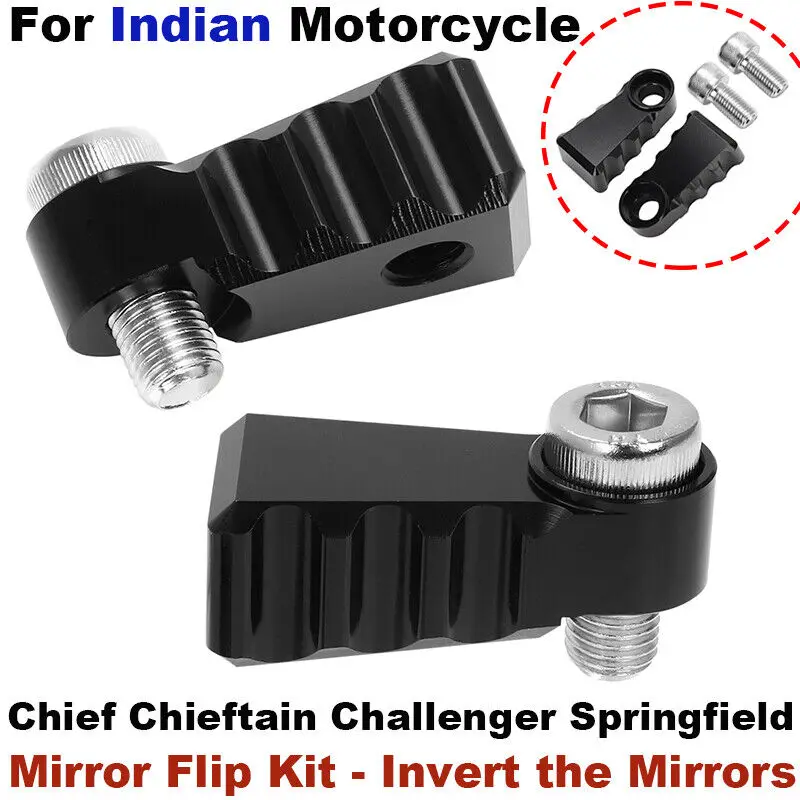 2PCS-For-Indian-Motorcycle-Mirror-Flip-Kit-Chief-Chieftain-Challenger ...