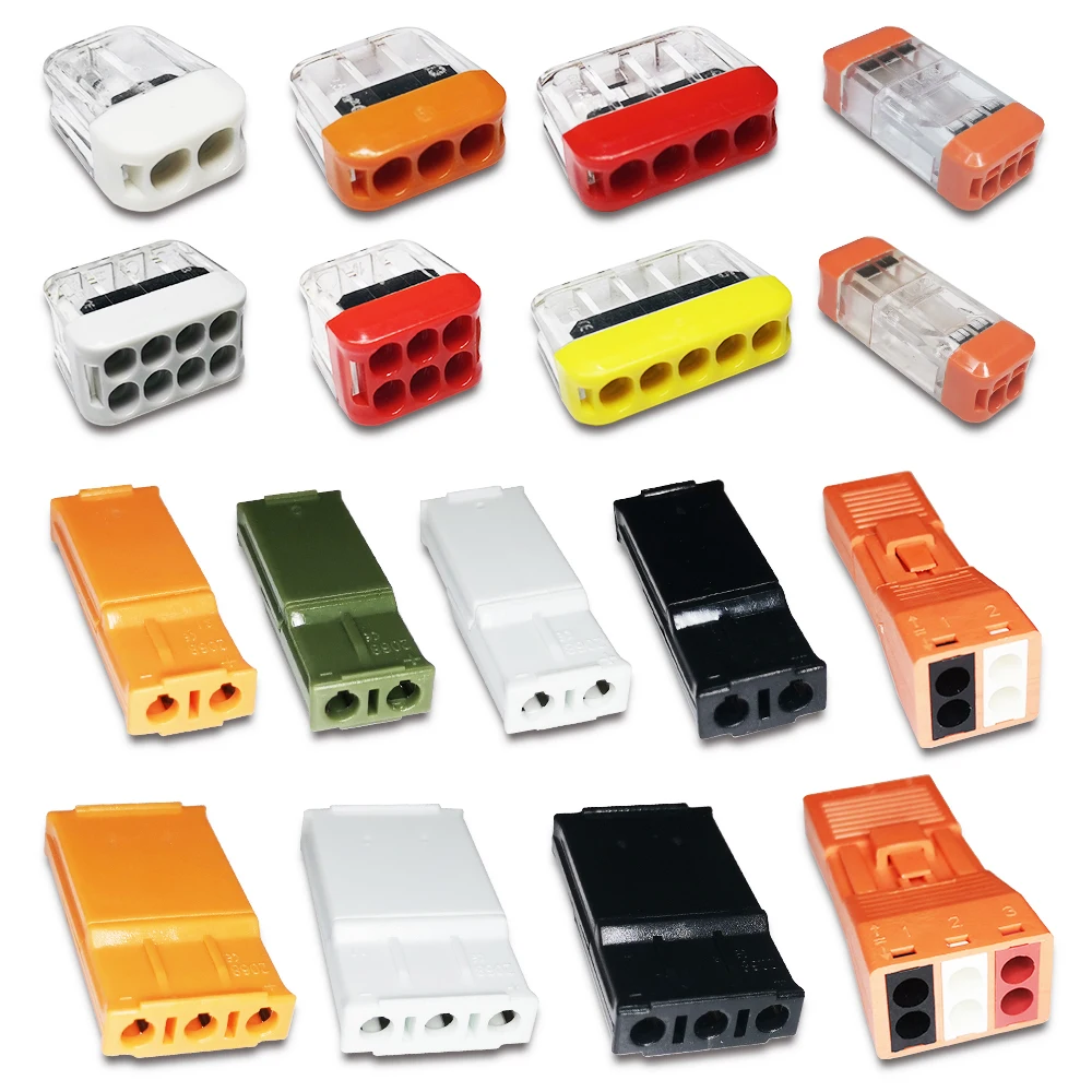 Wire-Connectors-202-203-204-205-Compact-Mini-Fast-Wiring-Cable-Conector ...