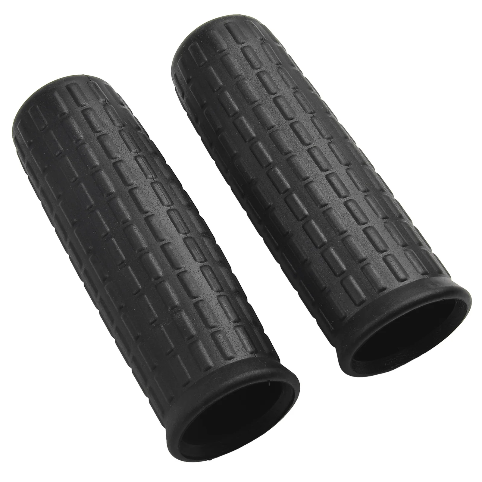 2Pcs-Rubber-Handles-Cover-Rubber-Round-Hole-Handle-Tool-Wheelbarrow ...